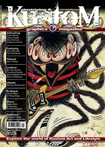 Pinstriping & Kustom Graphics Magazine # 034