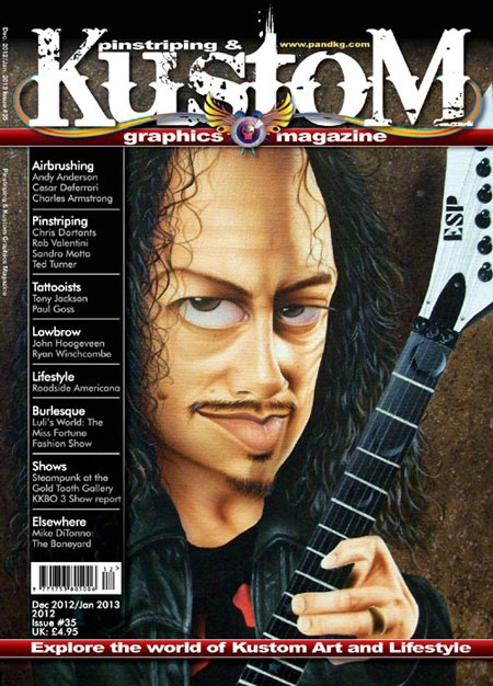 Pinstriping & Kustom Graphics Magazine # 035