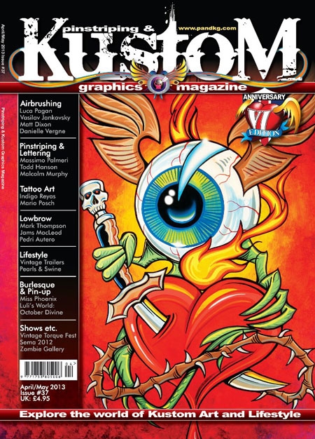 Pinstriping & Kustom Graphics Magazine # 037