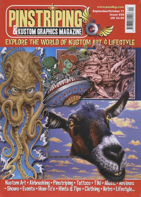 Pinstriping & Kustom Graphics Magazine # 028