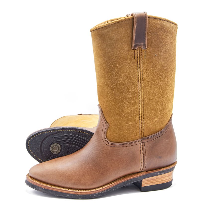 Bright Shoemakers - Roper Peco Boot Natural Chromexcel/Raw Cord