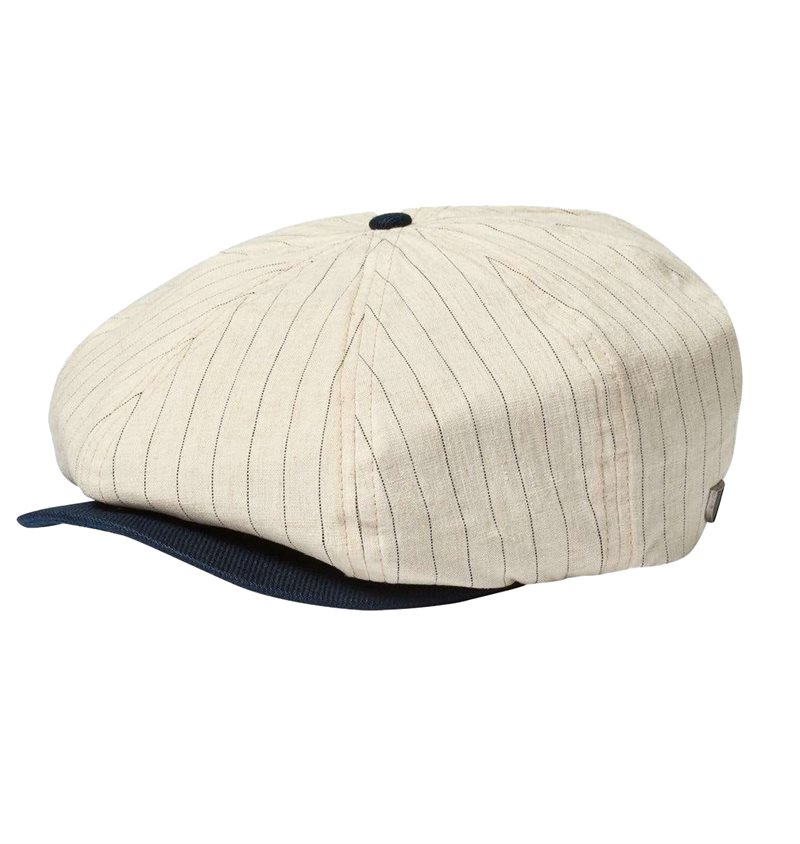 Brixton - 20th Anniversary Brood Newsboy Cap - Cream/Navy | Sverige