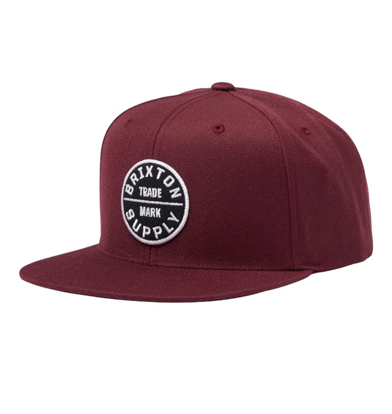 Brixton - Oath III Snapback Cap - Mahogany