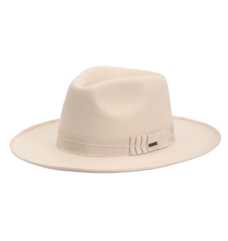 Brixton - Reno Fedora Hat - Dove/Dove | Sverige
