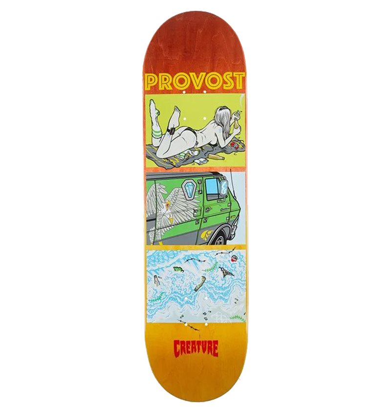 Creature - Pro Deck Provost Hesh Coast Multi Skateboard Deck - 8.5´´