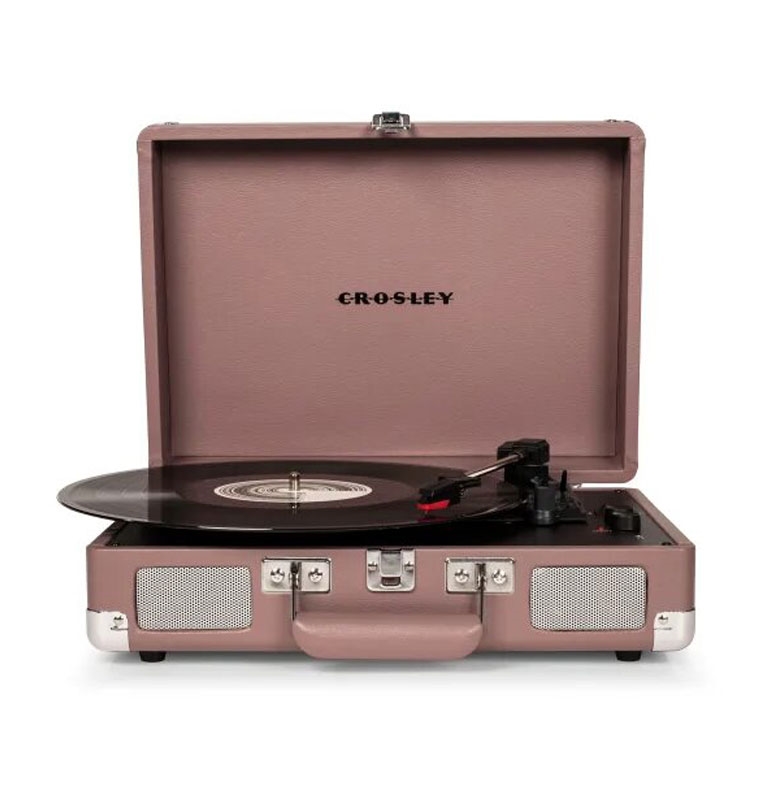 Crosley - 2-Way Bluetooth Cruiser Deluxe Record Player - Purple Ash