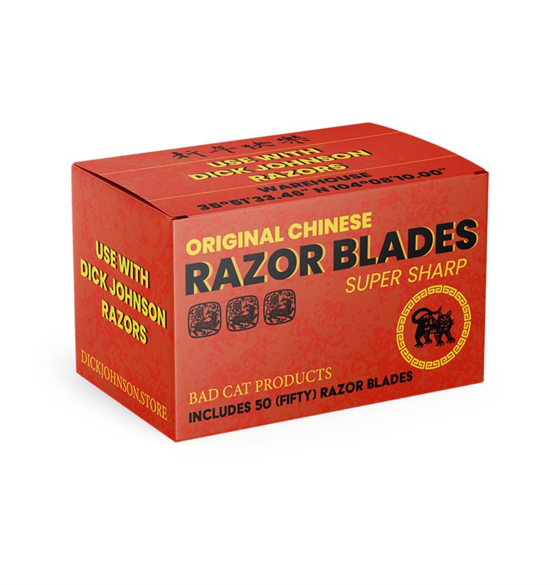 Dick Johnson - Original Chinese Razor Blades | Sverige