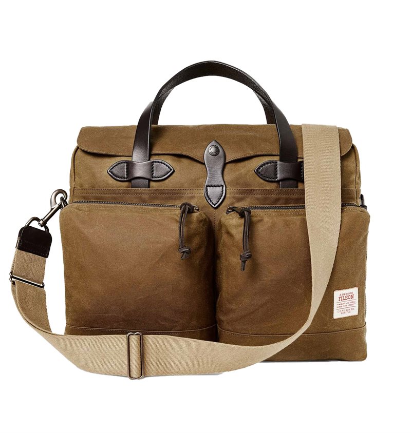 Filson - 24-Hour Tin Briefcase - Dark Tan | Sverige
