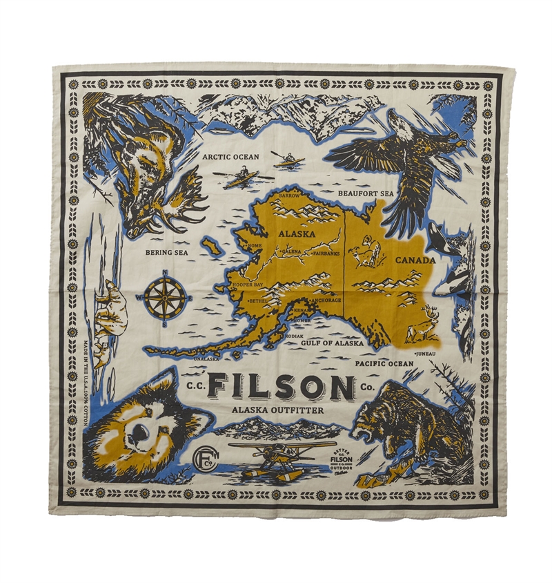 Filson - Explorer Bandana - Gray Sky LTD EDITION | Sverige