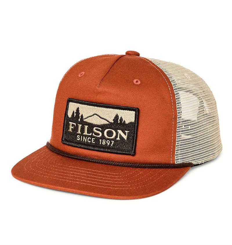 Filson - Scenic Patch Trucker Cap - Iron Rust