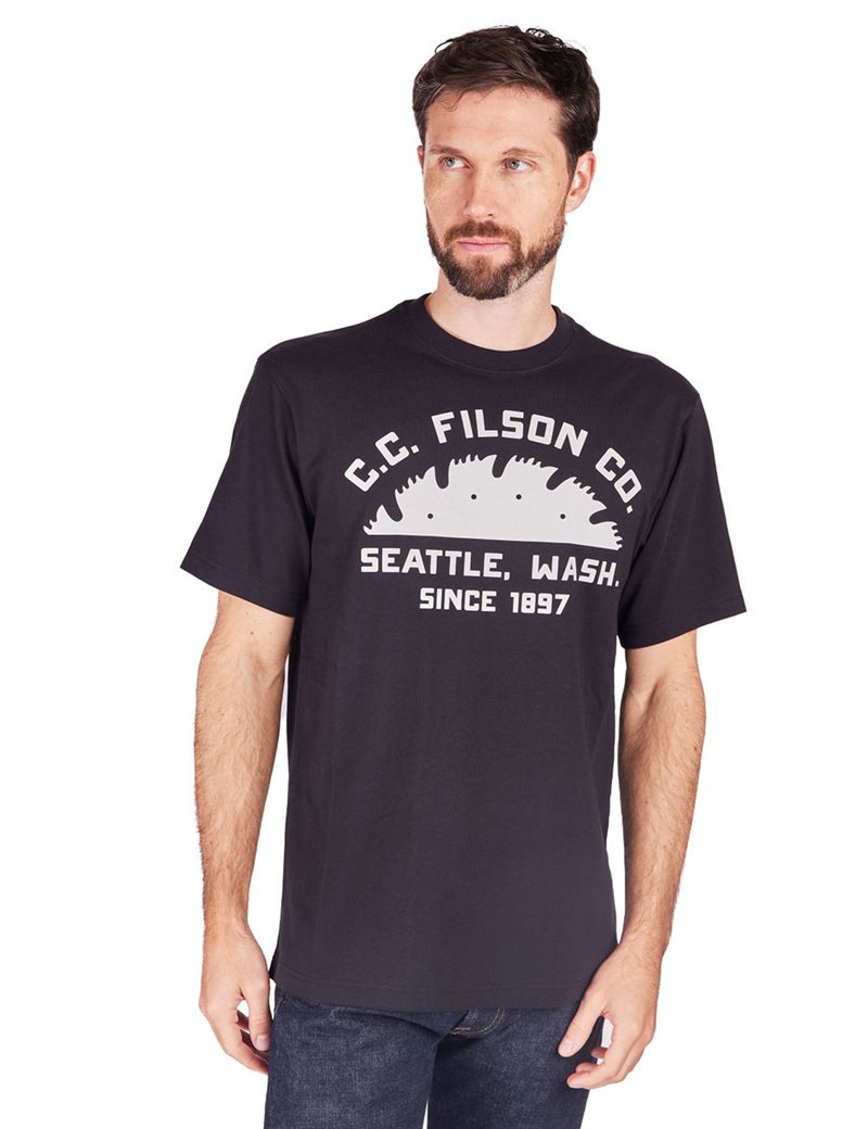 Filson - Seattle Graphic T-shirt - Black | Sverige
