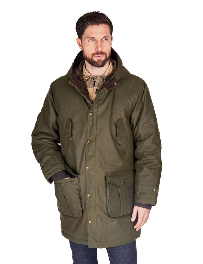 Filson - Shelter Cloth Parka - Otter Green | Sverige