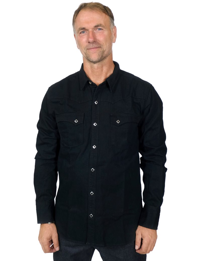 Freenote Cloth - Calico 9 Ounce Shirt - Black | Sverige