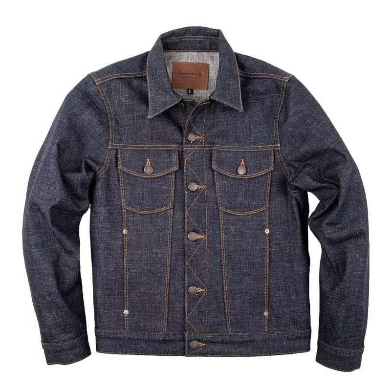 Freenote Cloth - Classic Denim Jacket Indigo Slub Denim - 17oz | Sveri