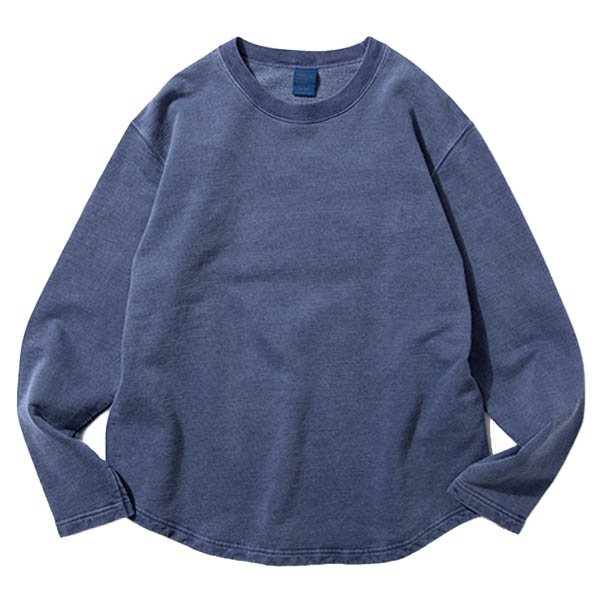 Good On - Rough Crew Neck Sweatshirt - Pigment Dye Navy