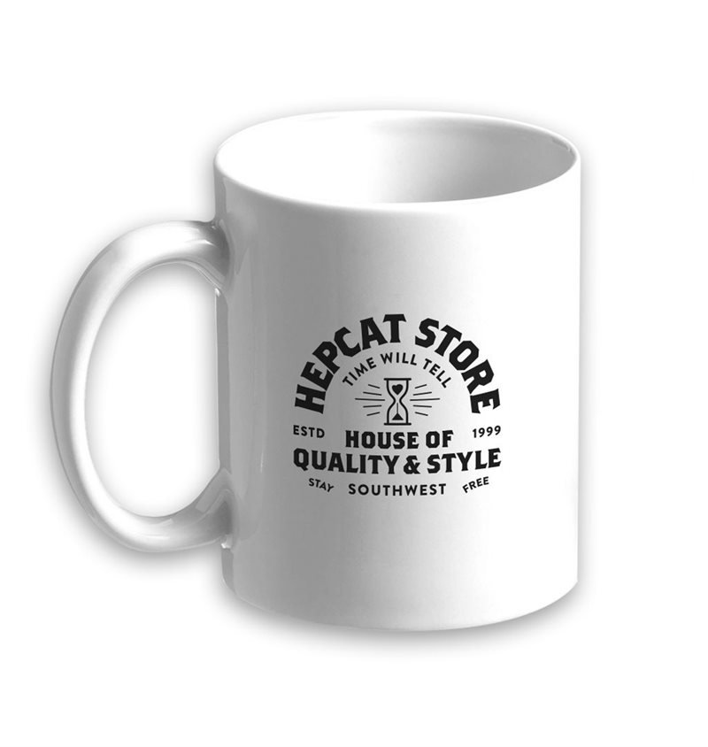 HepCat - In Coffee We Trust Coffee Cup - White