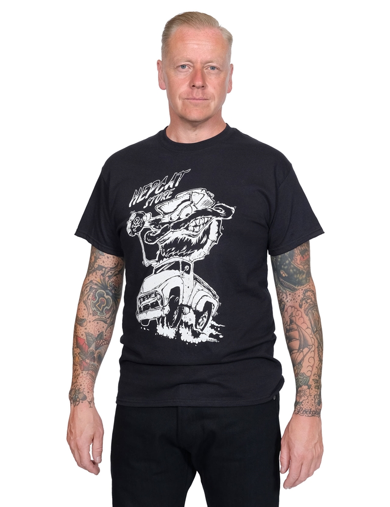 HepCat X Mangobeard - Weirdo Tee - Black | Sverige