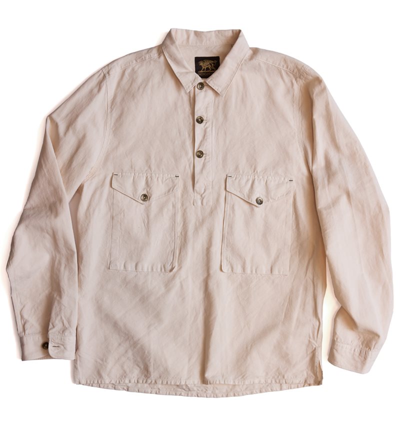 Indigofera - Terrence Cotton / Linen Shirt - Cocatoo