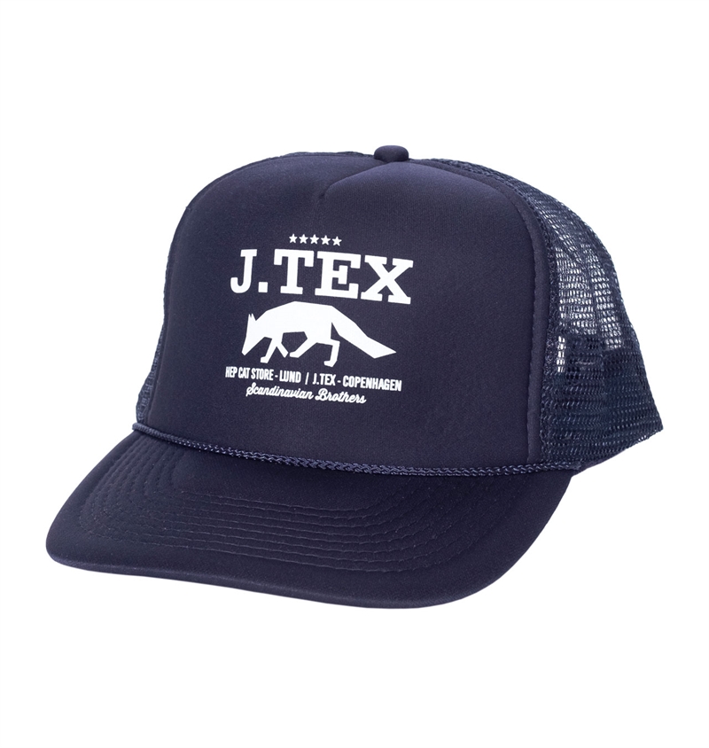 J Tex - Scandinavian Brothers Trucker Cap - Dark Navy