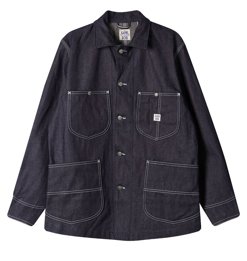 Lee - 101 Loco Jacket Dry Selvedge Indigo - 12.5 oz | Sverige