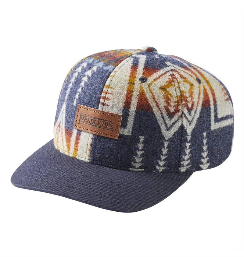 Pendleton - Harding Wool Cap - Navy | Sverige