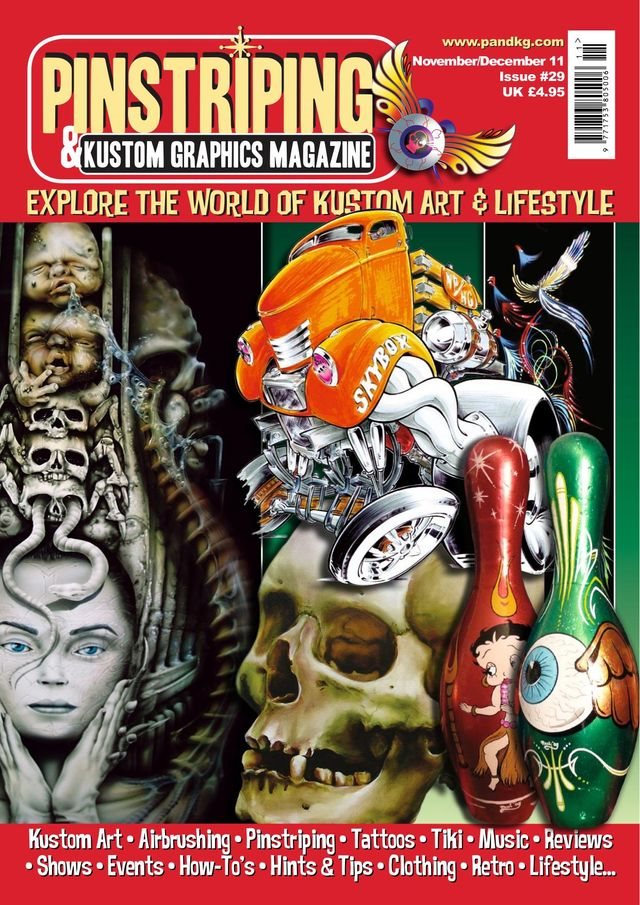 Pinstriping & Kustom Graphics Magazine # 029