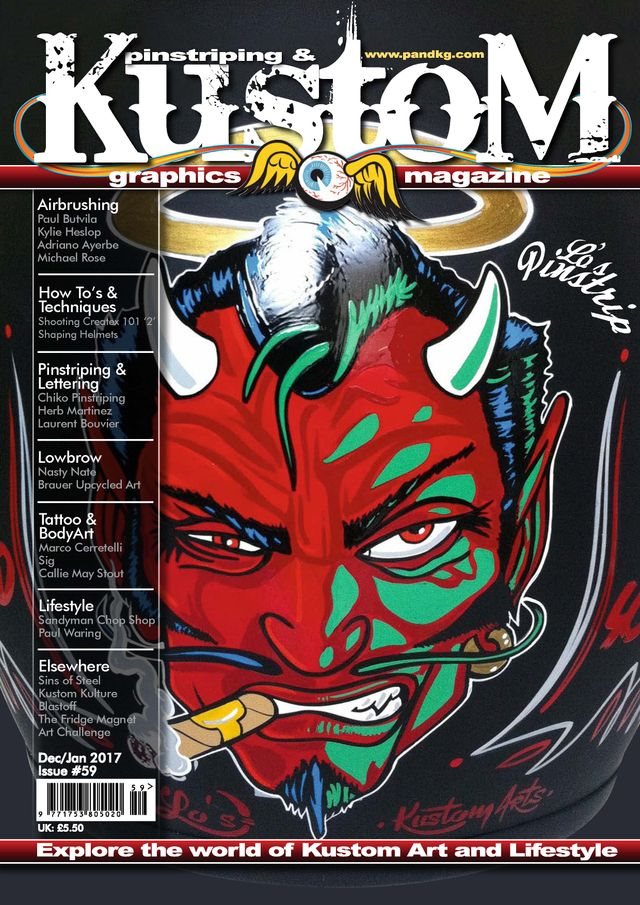 Pinstriping & Kustom Graphics Magazine # 59