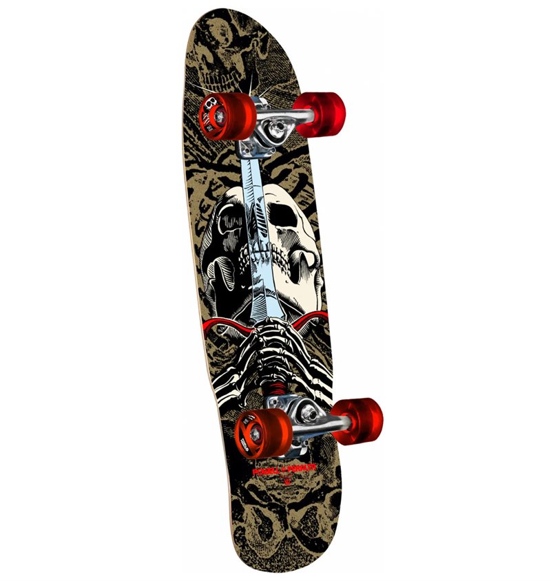 Powell Peralta - Mini Skull and Sword Gold Complete - 8´´ x 30´´