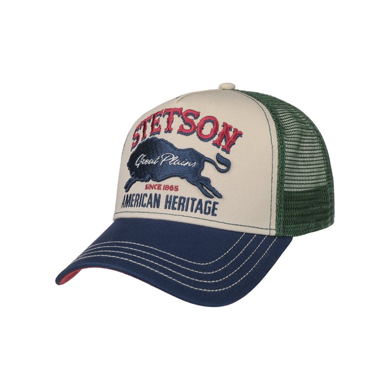 Stetson - Kids The Great Plains Trucker Cap - Green