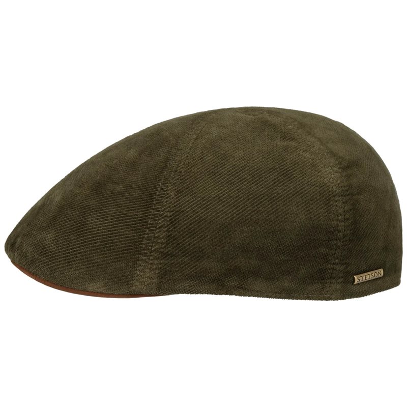 Stetson - Texas Structure Flat Cap - Olive Green | Sverige