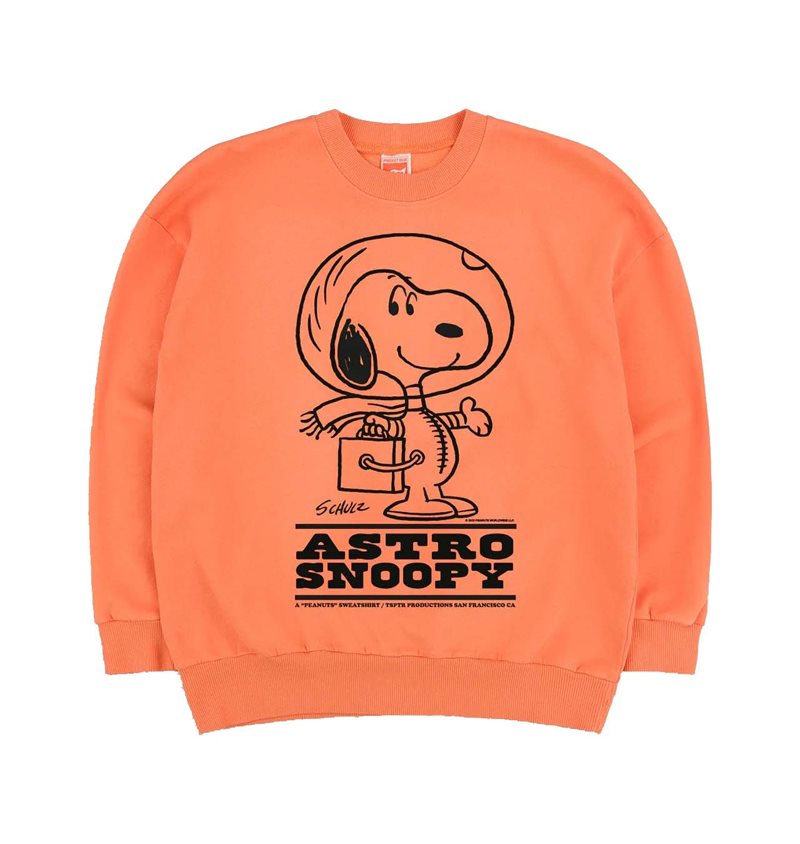 TSPTR - Astro Snoopy Sweatshirt - Perfect Peach