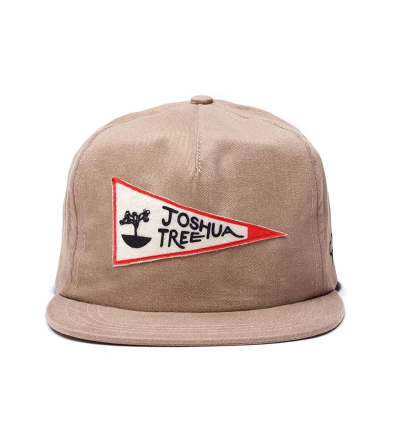 The Ampal Creative - Joshua Tree Pennant Strapback - Khaki