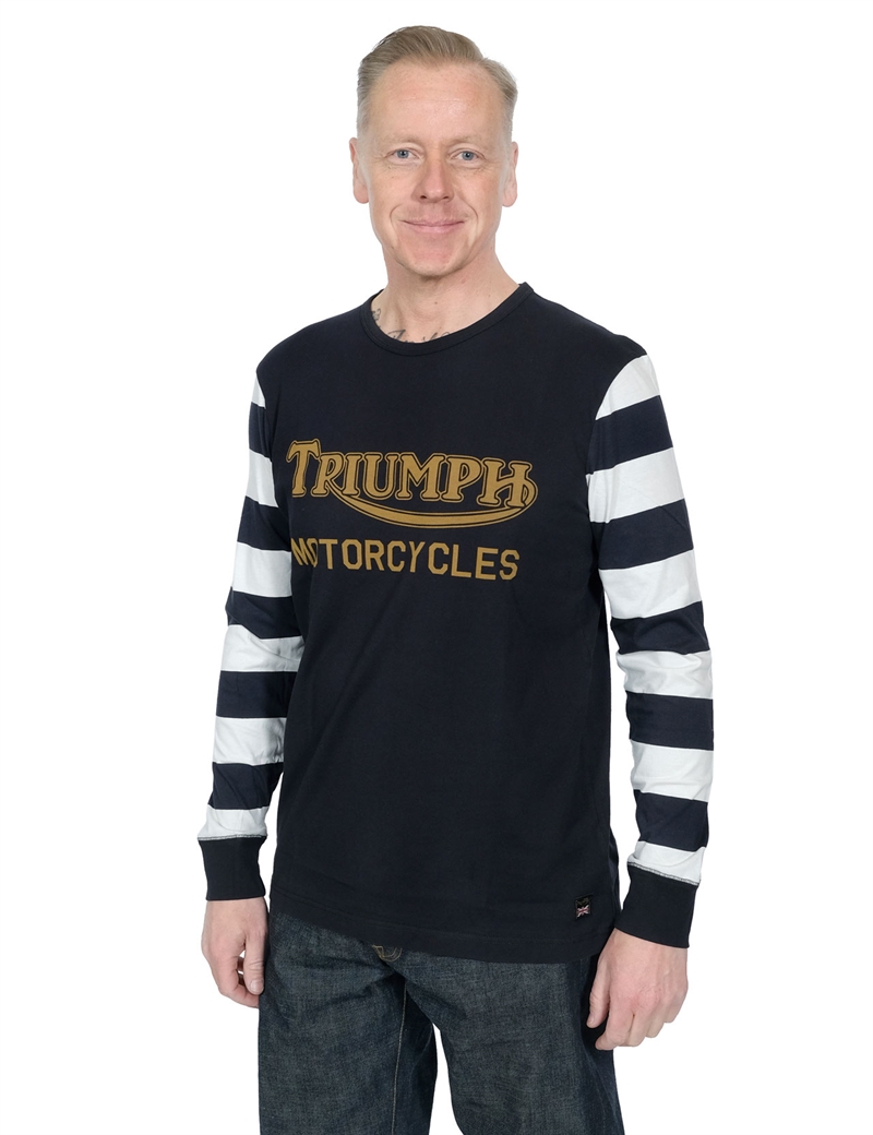 Triumph Motorcycles - Ignition Coil Block Striped Jersey - Black/New B