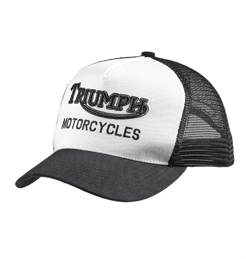 Triumph Motorcycles - Oil Trucker Cap - Black/White | Sverige