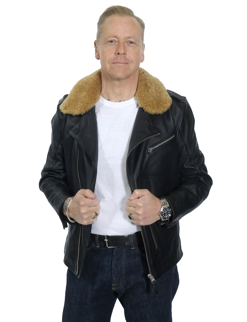 Triumph Motorcycles - Rexford Leather Jacket - Black