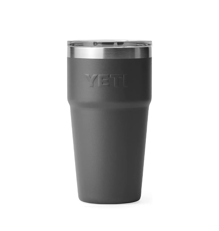 Yeti - Rambler 16 oz Stackable Pint with Magslider Lid - Charcoal