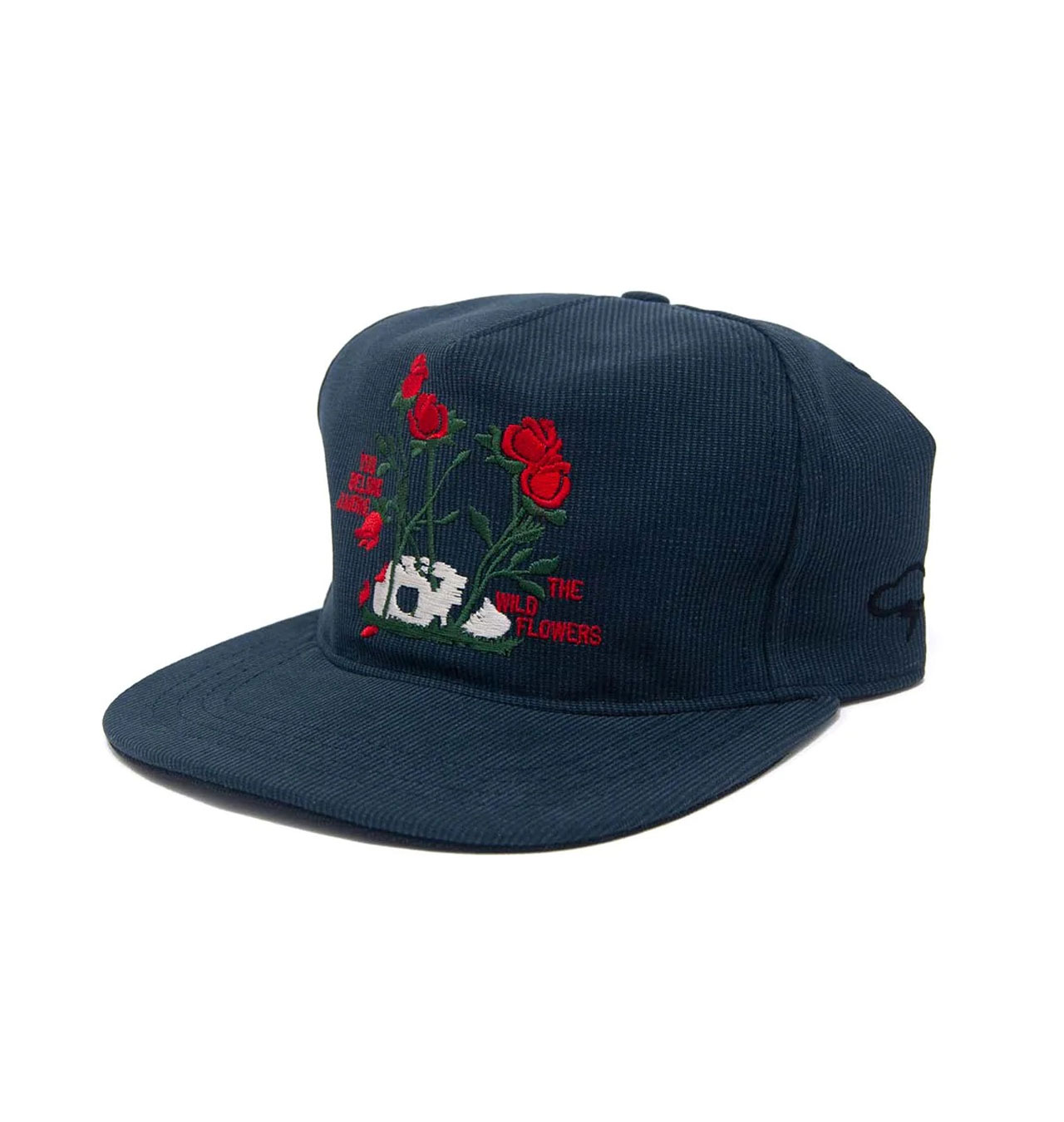 The Ampal Creative - Wild Roses Strapback Cap - Navy