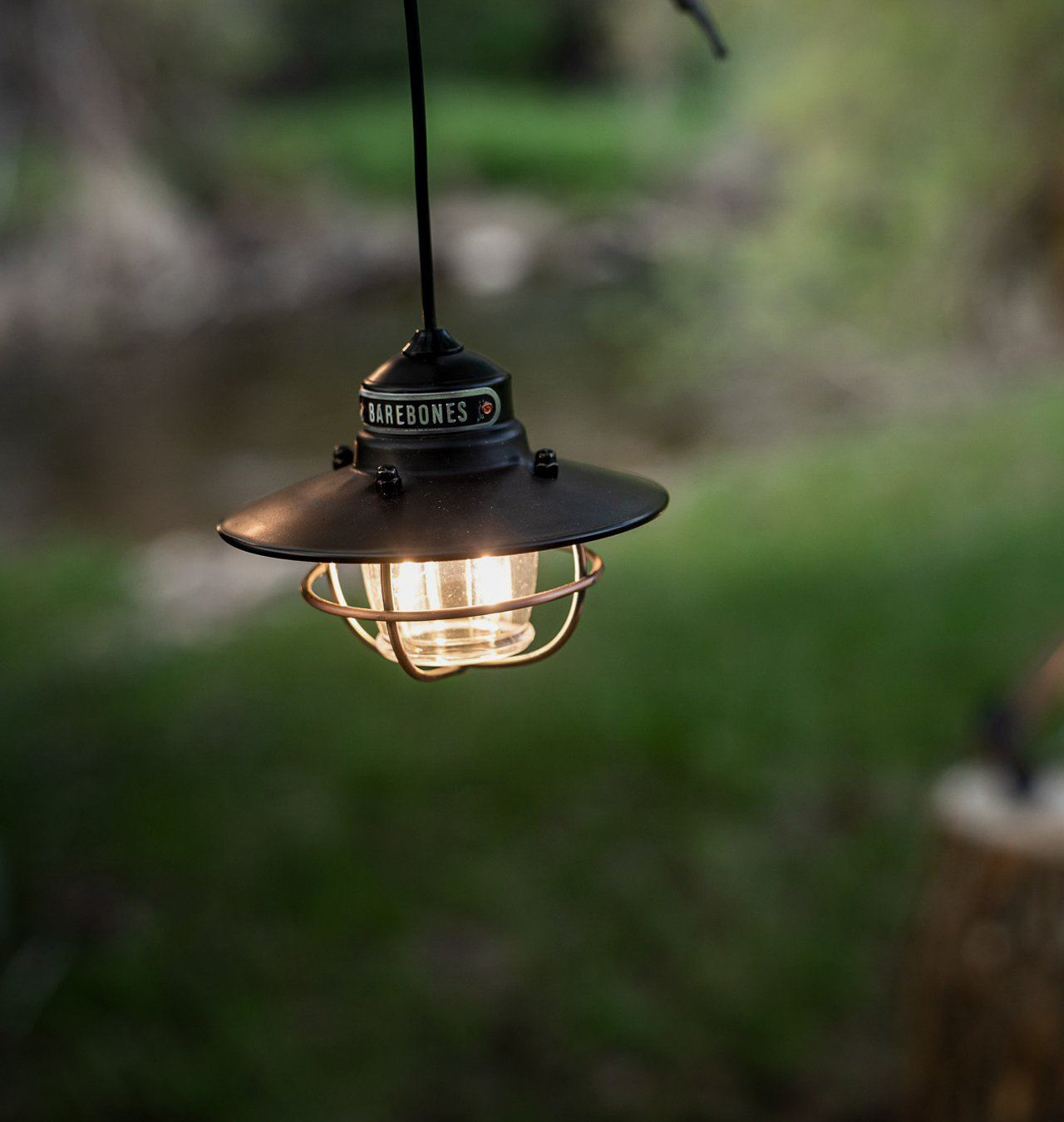Barebones - Edison Pendant Light - Red