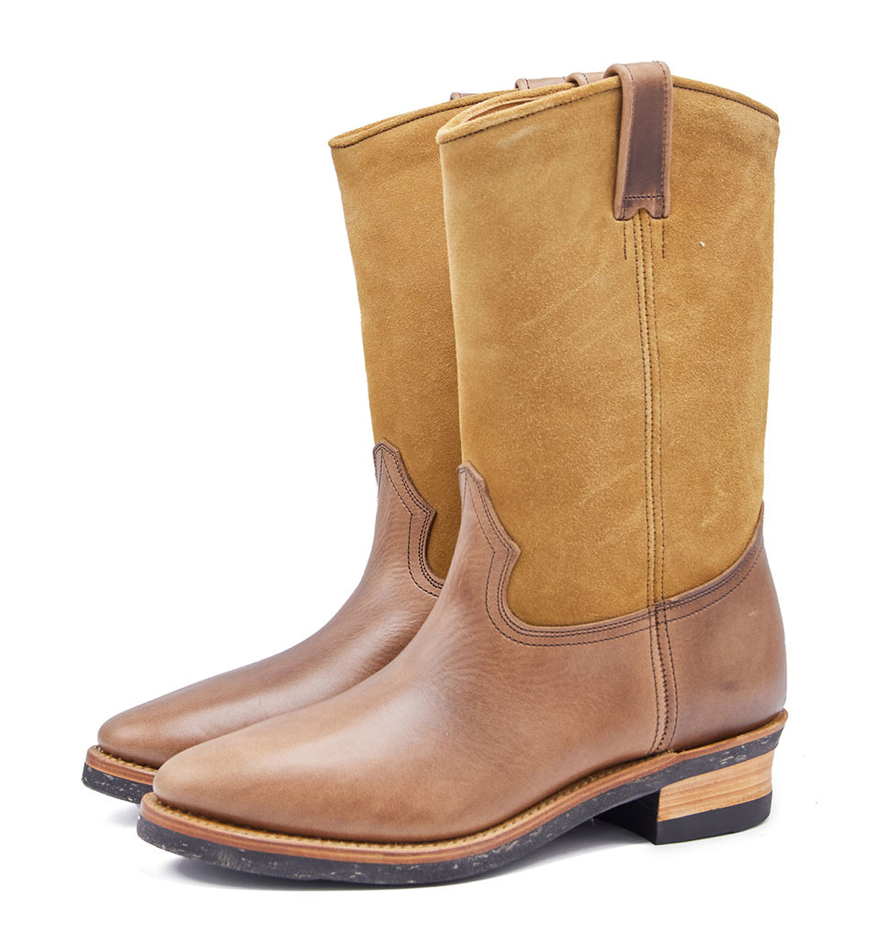 Bright Shoemakers - Roper Peco Boot Natural Chromexcel/Raw Cord
