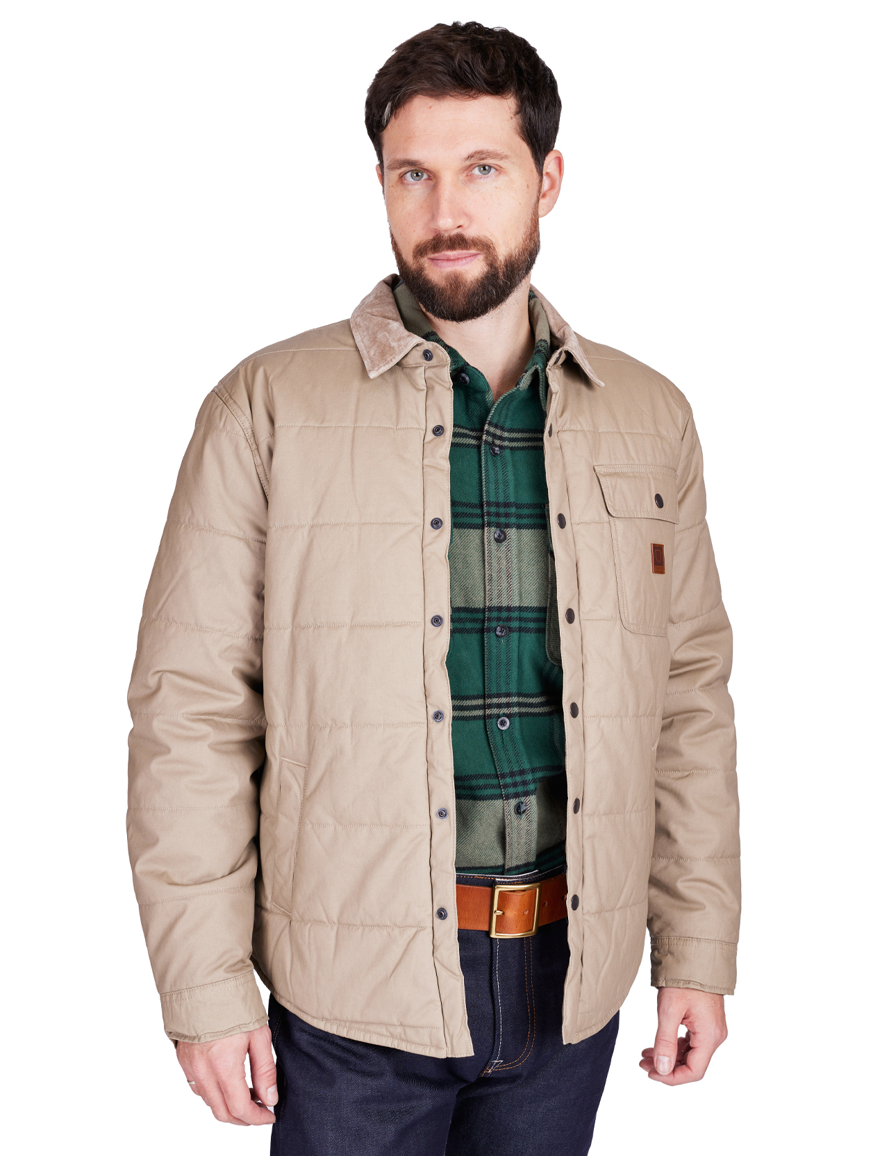 Brixton - Cass Jacket Waxed Canvas - Oatmeal