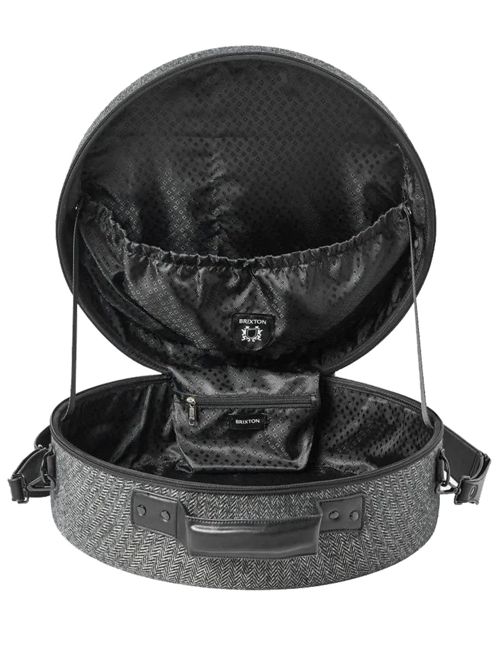 Brixton - Done Proper Fedora Travel Case - Grey/Black