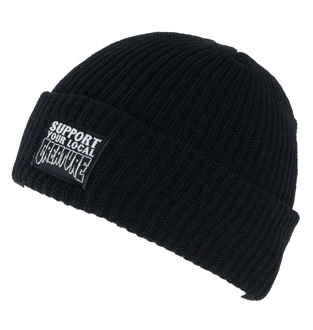 Creature - Support Your Local Longshoreman Beanie - Black | Sverige
