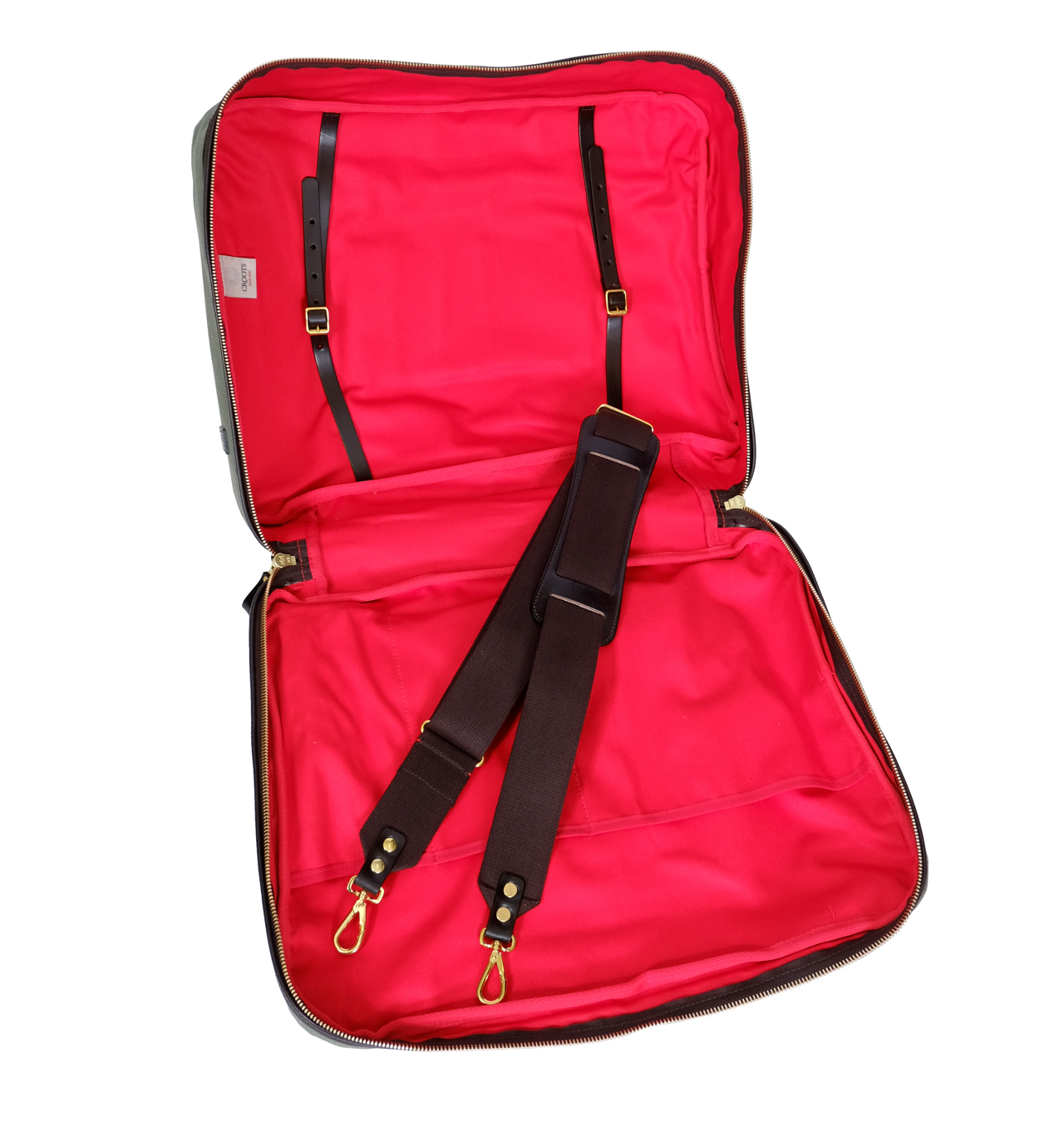 Croots - Swiss Army Canvas Flight Bag - Deadstock