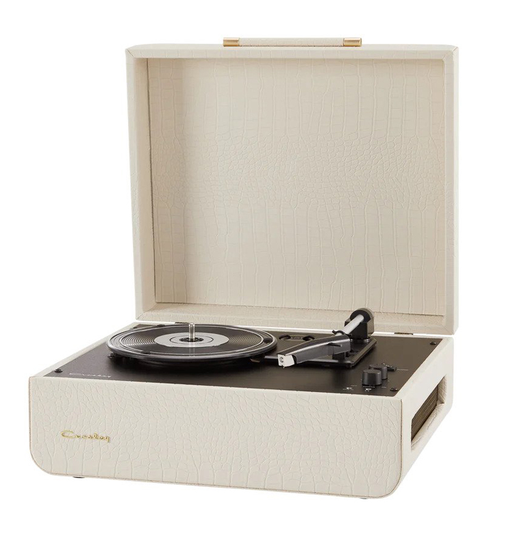 Crosley - Mercury Vintage 3-Speed 2-way Bluetooth Turntable - Cream Cr