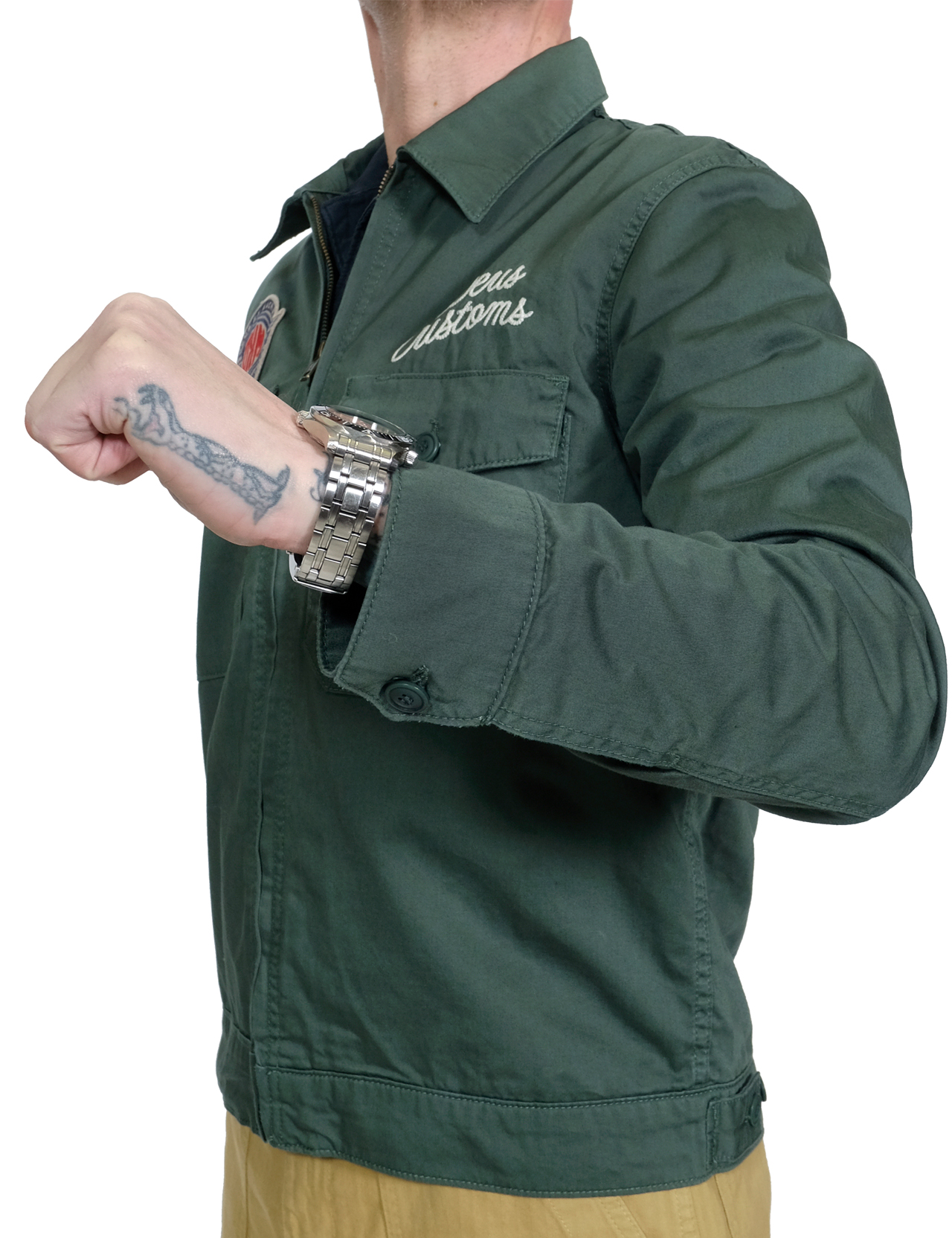 Deus - Pleasures Work Jacket - Work Green
