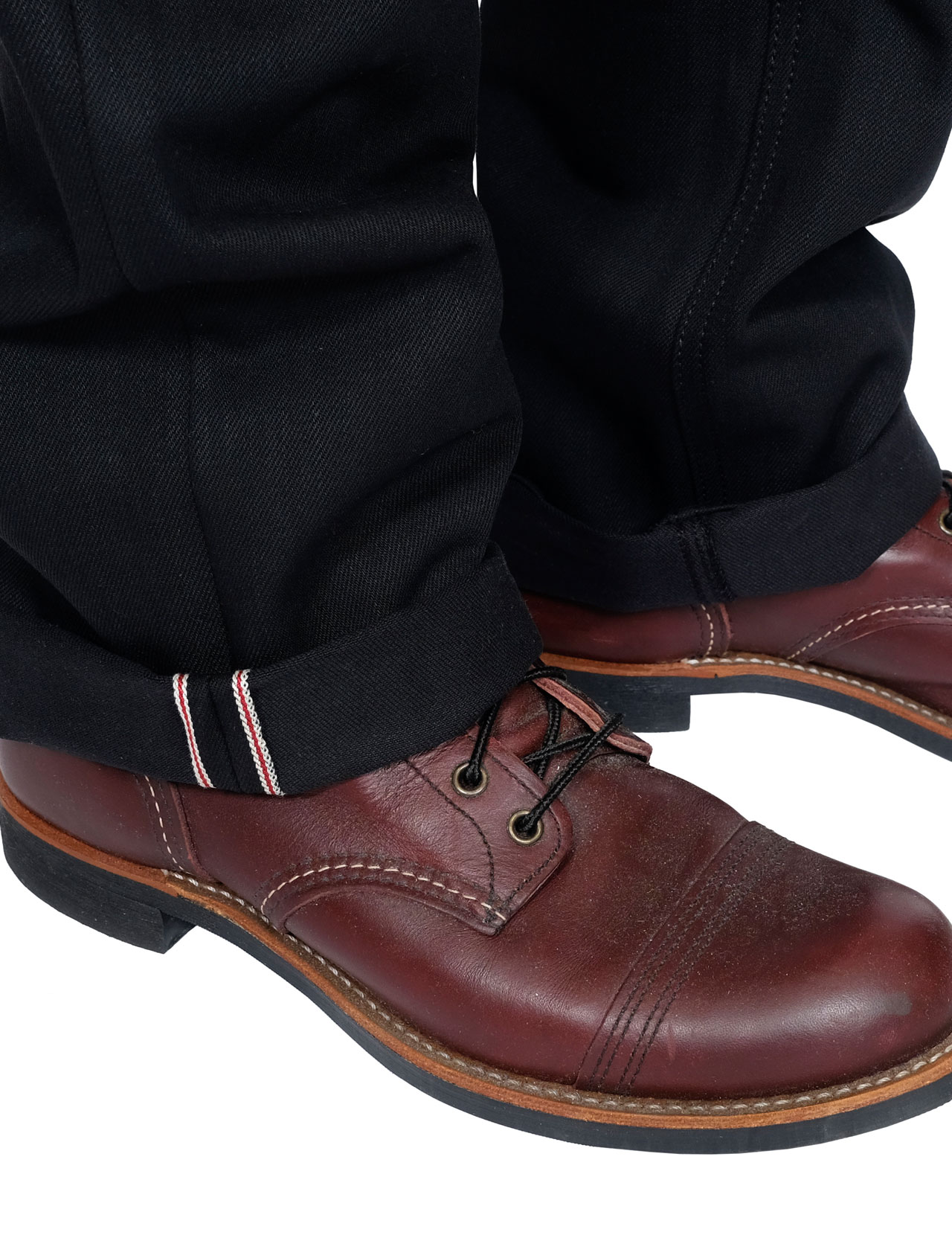 Eat Dust - Fit 67 Bloodline Raw Selvage Jeans - Black 14 oz