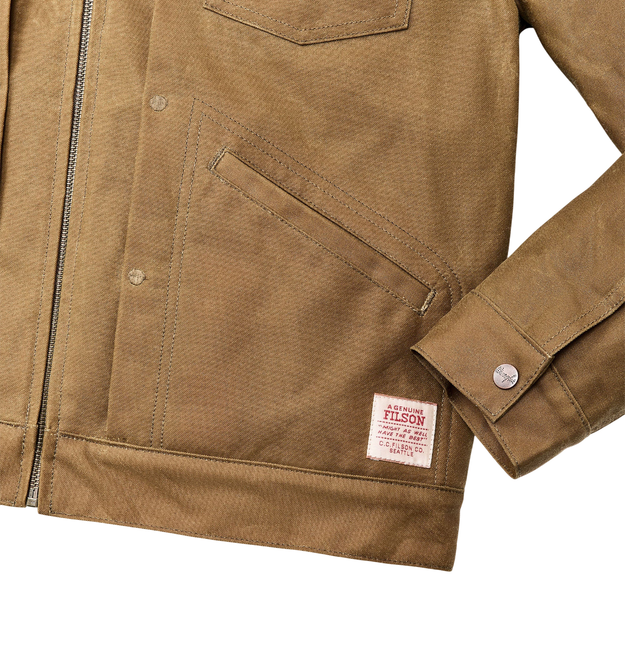 Filson x Wrangler - Adventure Waxed Jacket - Tan