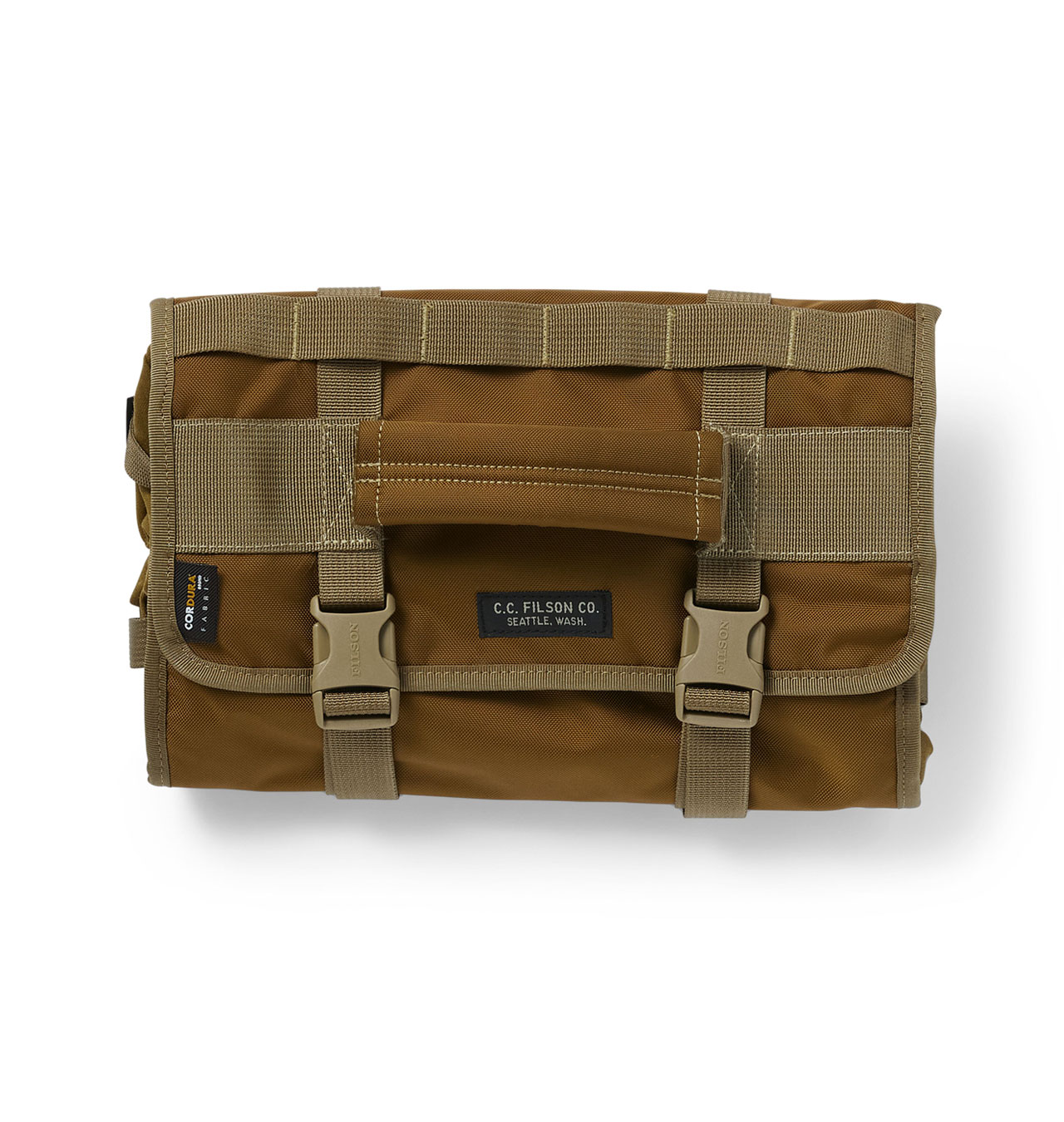 Filson - Alcan Tin Cloth Tool Roll - Dark Tan