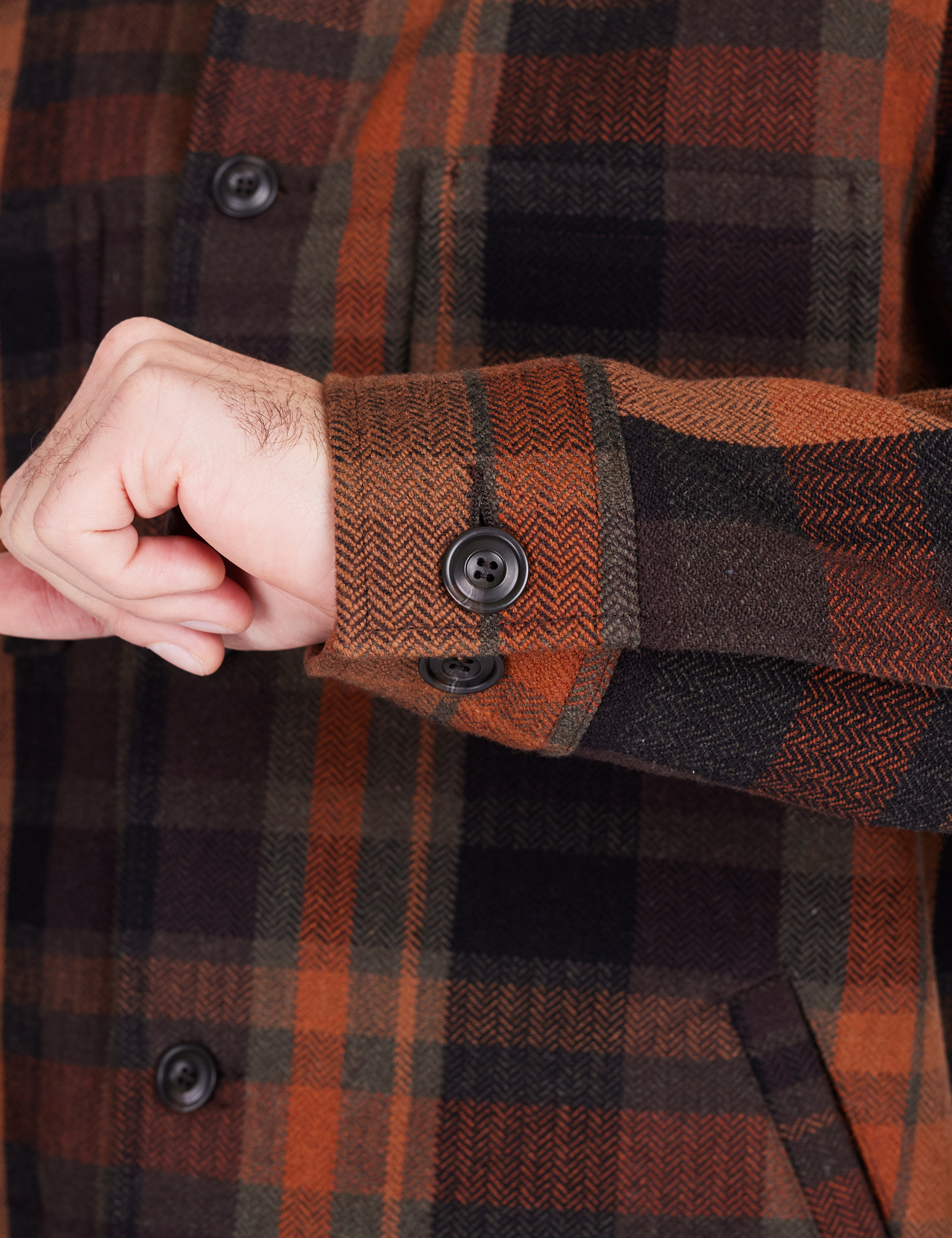 Filson - Carter Wool Work Jacket - Gold/Rust/Gray | Sverige