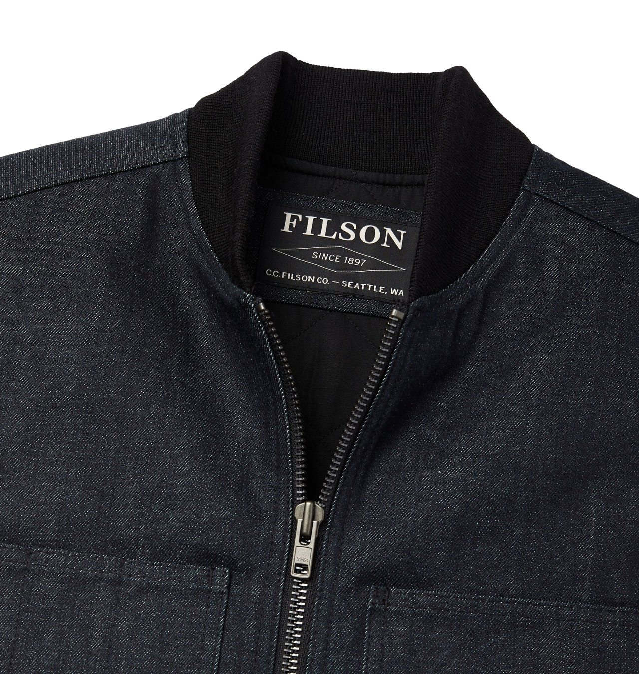 Filson - Denim Insulated Work Vest - Raw Indigo